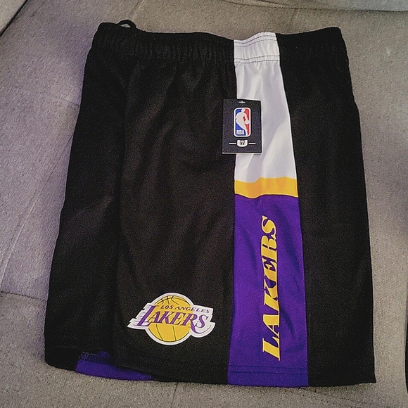 NBA | Bottoms | Official Nba Los Angeles Lakers Basketball Shorts M12 ...